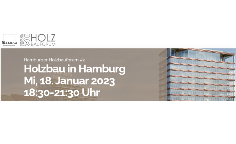 Hamburger Holzbauforum #2: Holzbau in Hamburg - Holzbauzentrum Nord