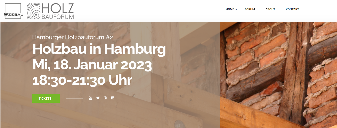Hamburger Holzbauforum #2: Holzbau in Hamburg - Holzbauzentrum Nord