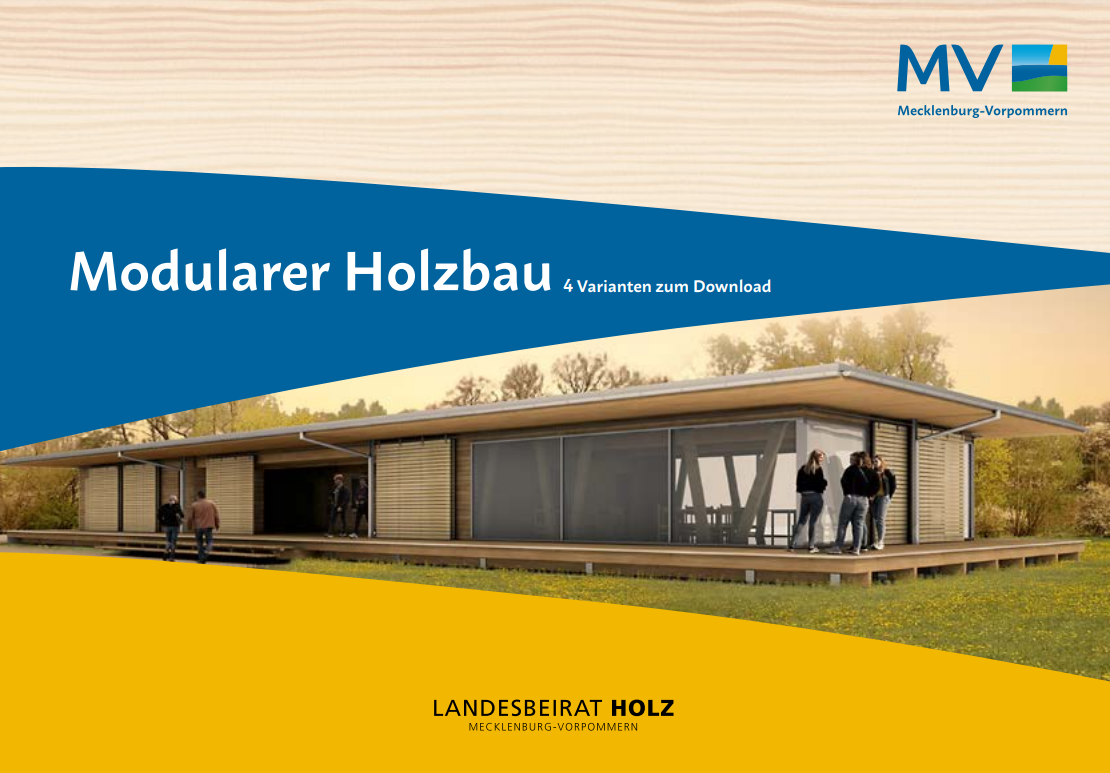 Modularer Holzbau - 4 fertig geplante Gebäude zum Download ...